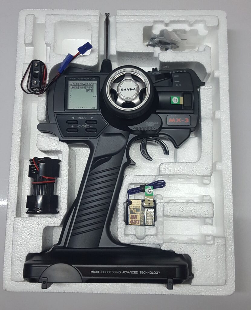 comprar Transmisor de Radio Control de 3 canales MX3 para RC Car